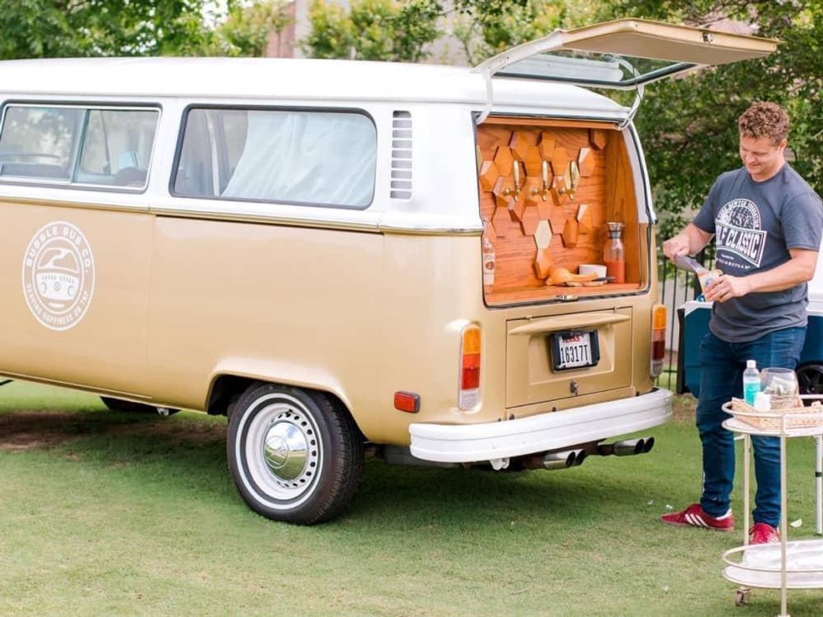 The Bubble Bus is a 1978 Volkswagen bus transformed into a chic mobile ...