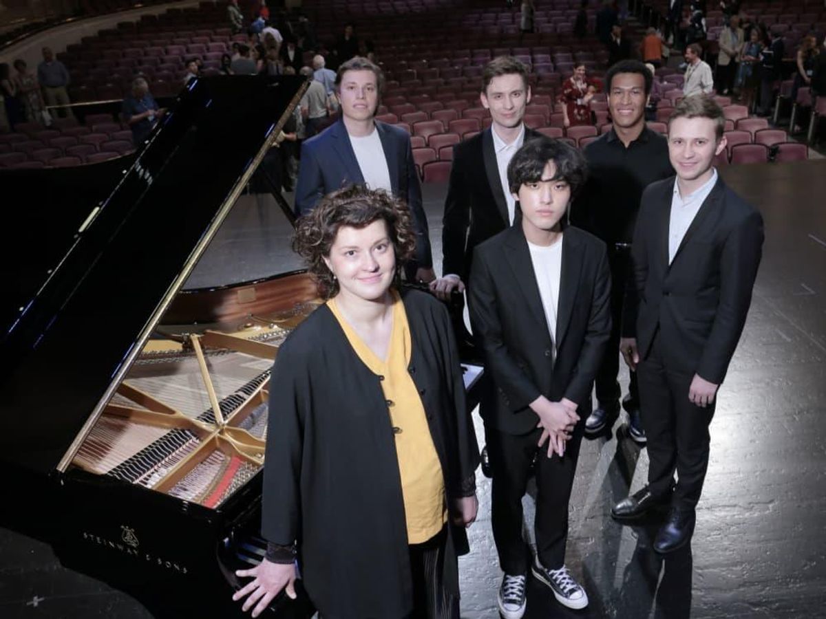 The Cliburn finalists: Anna Geniushene, Yunchan Lim, Dmytro Choni, Ilya ...