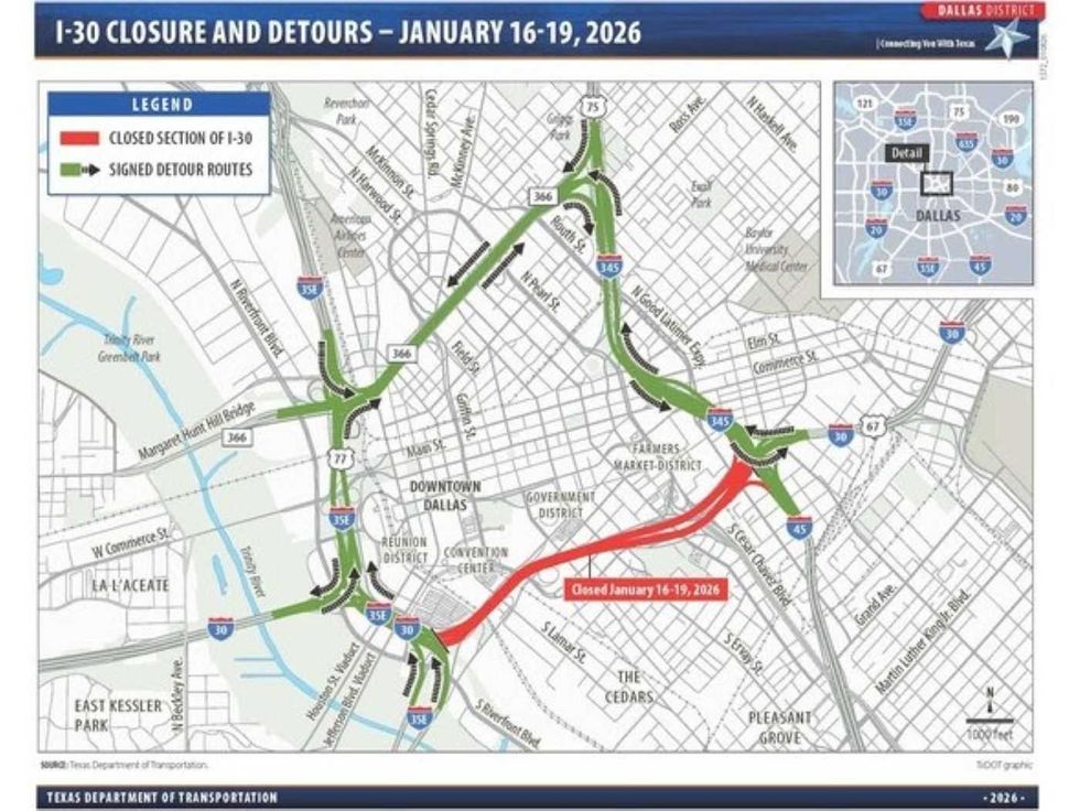 Construction to close I-30 in downtown Dallas this weekend - CultureMap ...