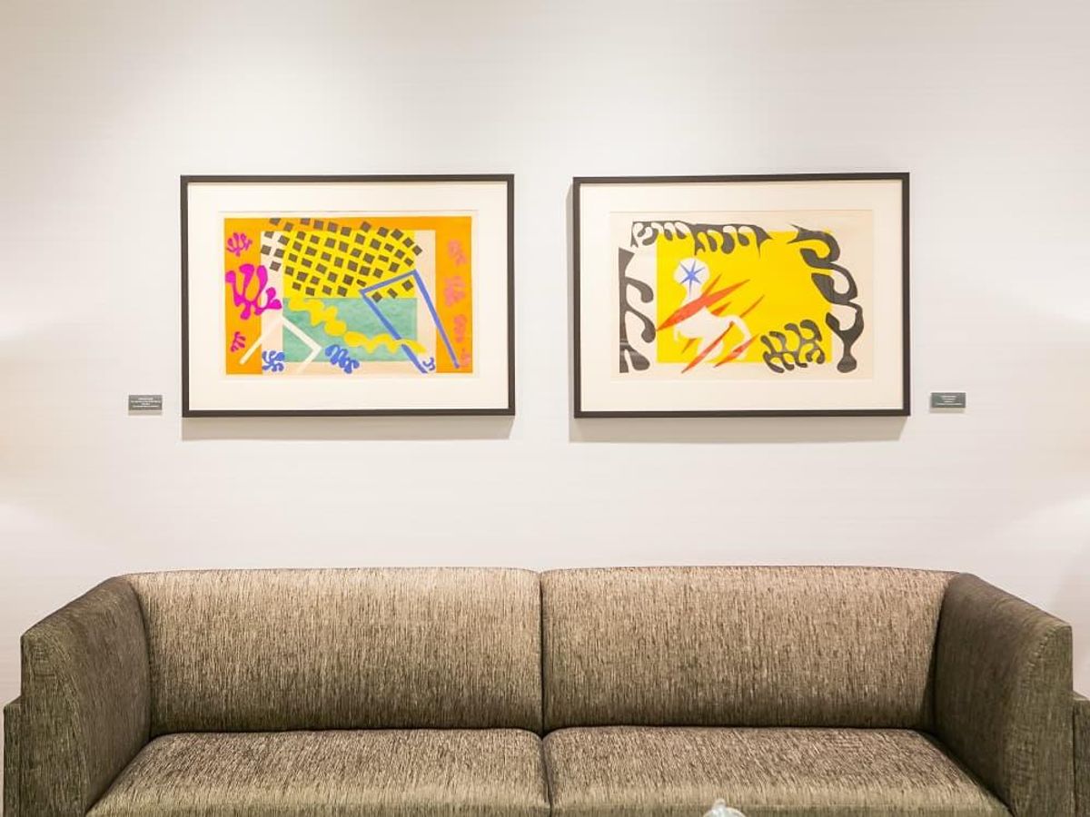 Two original works by Matisse — The Nightmare of the White Elephant and ...