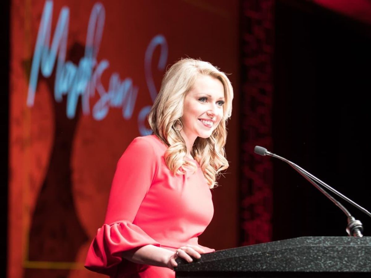 Madison Sawyer of CBS 11 emceed. - CultureMap Fort Worth