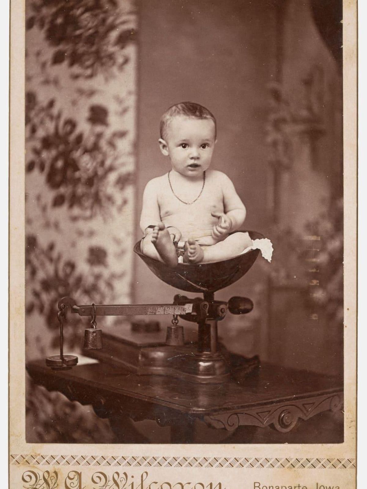 W. A. Wilcoxon, Bonaparte, IA, Baby, 1890s. - CultureMap Fort Worth